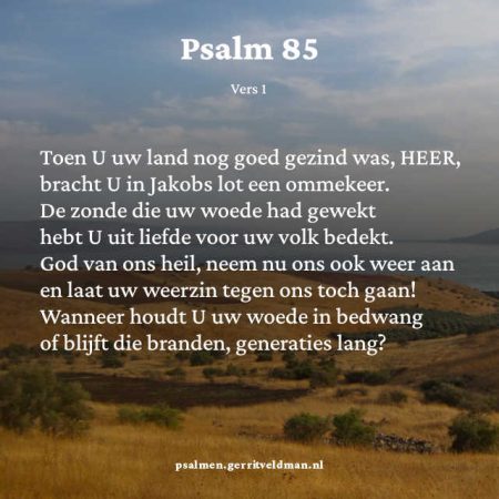 Berijming van Psalm 85 | Gerrit Veldman